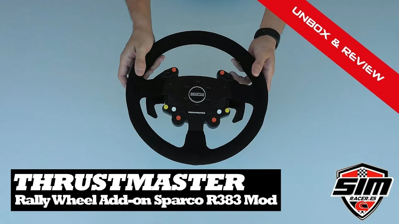 Review Thrustmaster Rally Wheel Add-on Sparco R383 Mod - simRacer.es