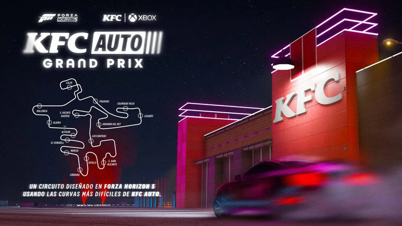 KFC presenta Auto Grand Prix Xbox en Forza Horizon 5 simRacer.es