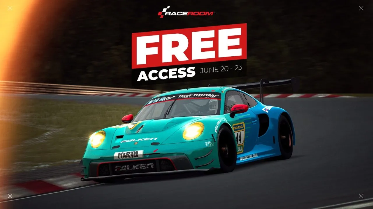 RaceRoom: Contenido gratis del 20 al 23 de junio - simRacer.es