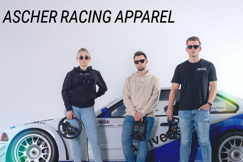 Ascher Racing Merchandise Collection disponible - simRacer.es
